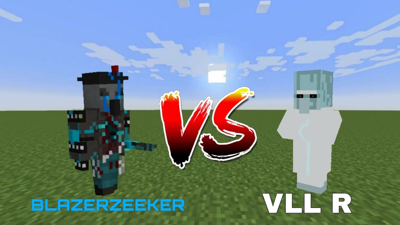 Blazerzeeker vs VLL R | Minecraft Mob Battle | - YouTube