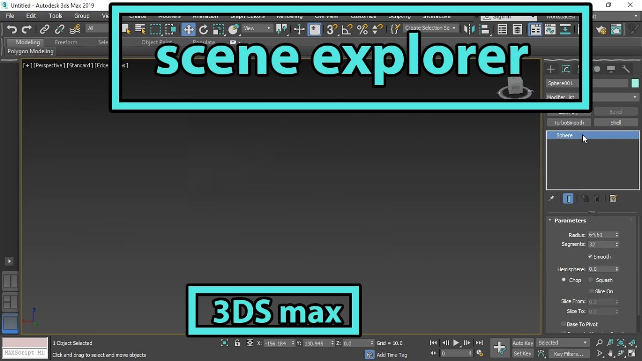 scene explorer | 3ds max tutorial | study Edutech | Hindi Tutorial - YouTube