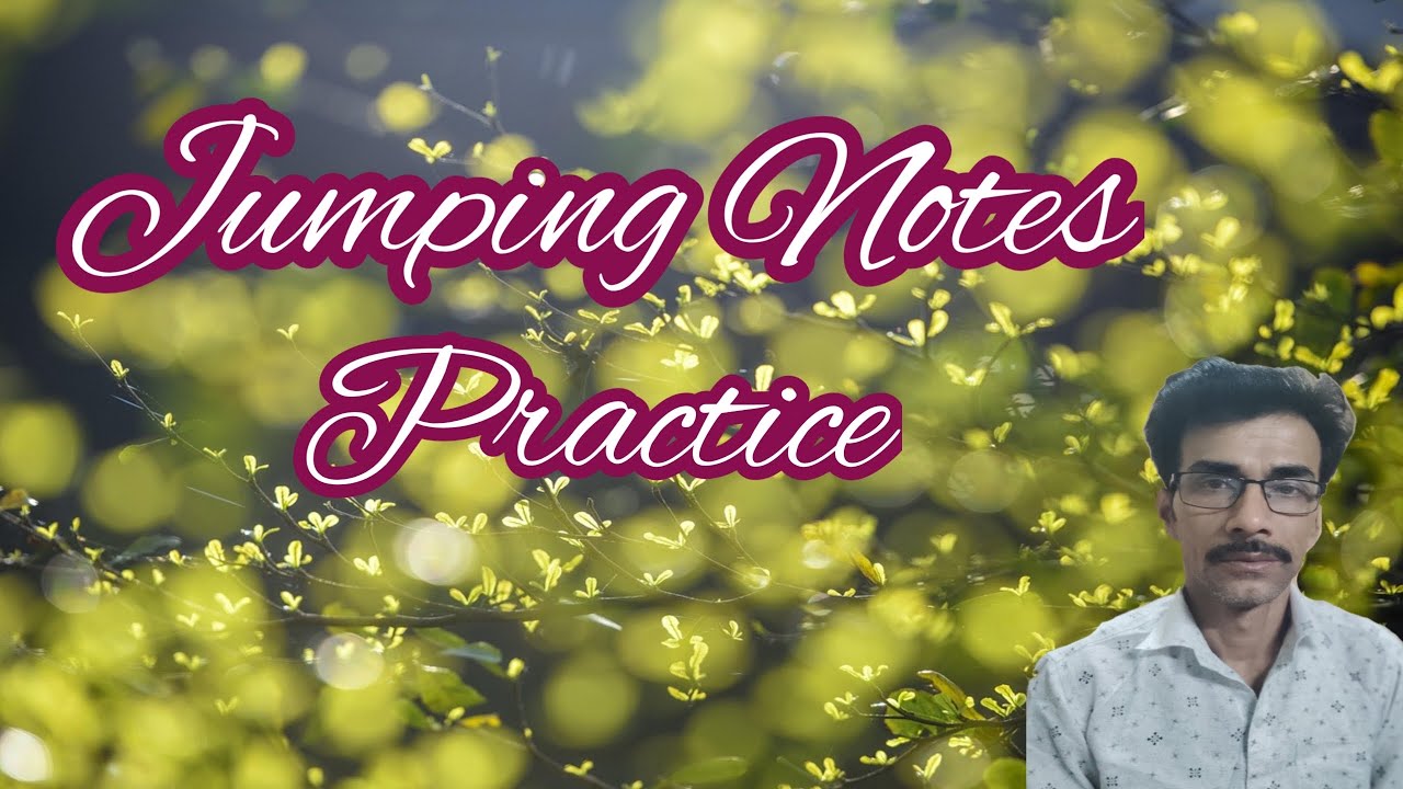 Jumping Notes Practice || Vocal with harmonium tutorial || Khokon das ...