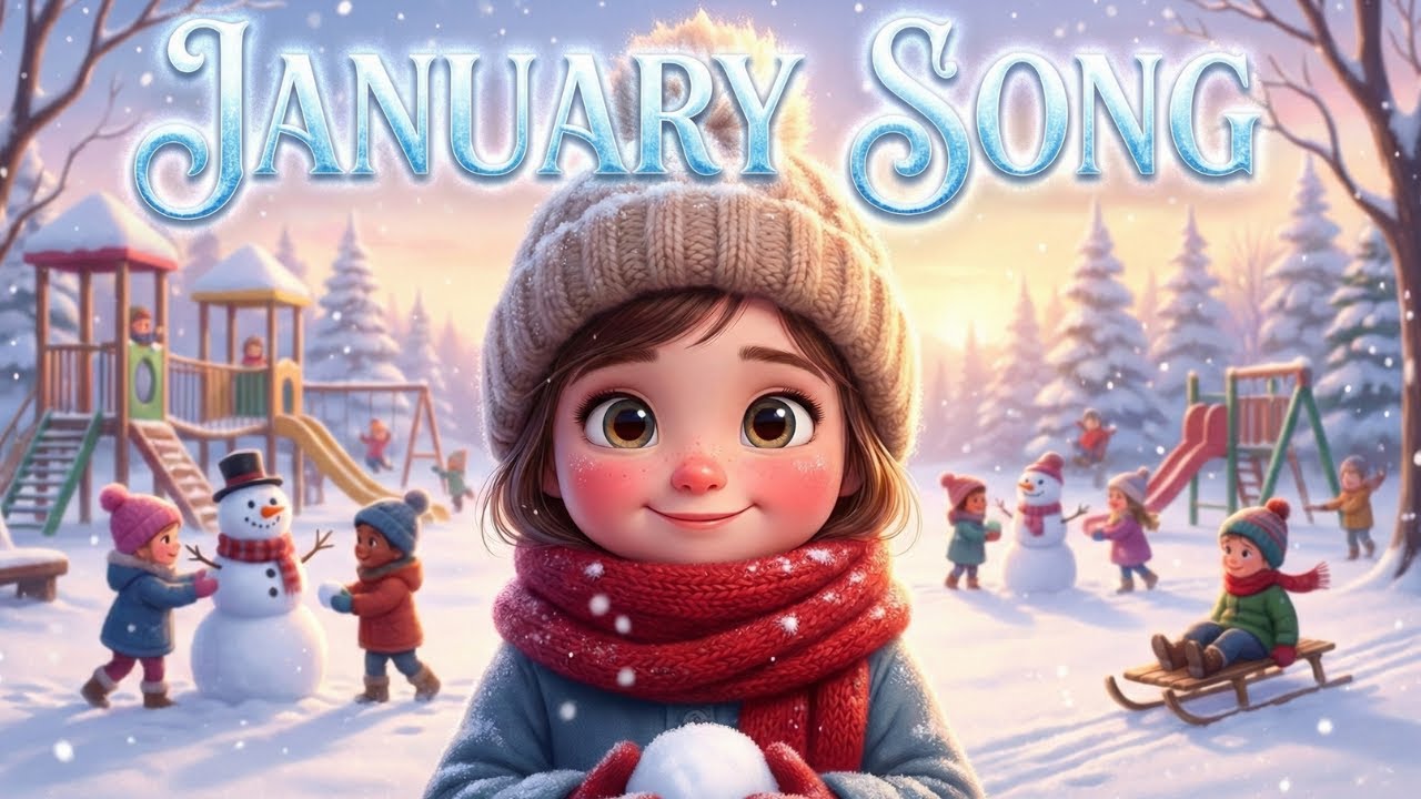 January Song for Kids ️ Hop, Hop, January’s Here! ☃️ - YouTube