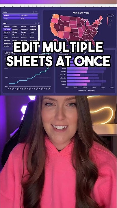 Save time in #Excel with this tip on editing multiple sheets at once! #excel #exceltutorial ...