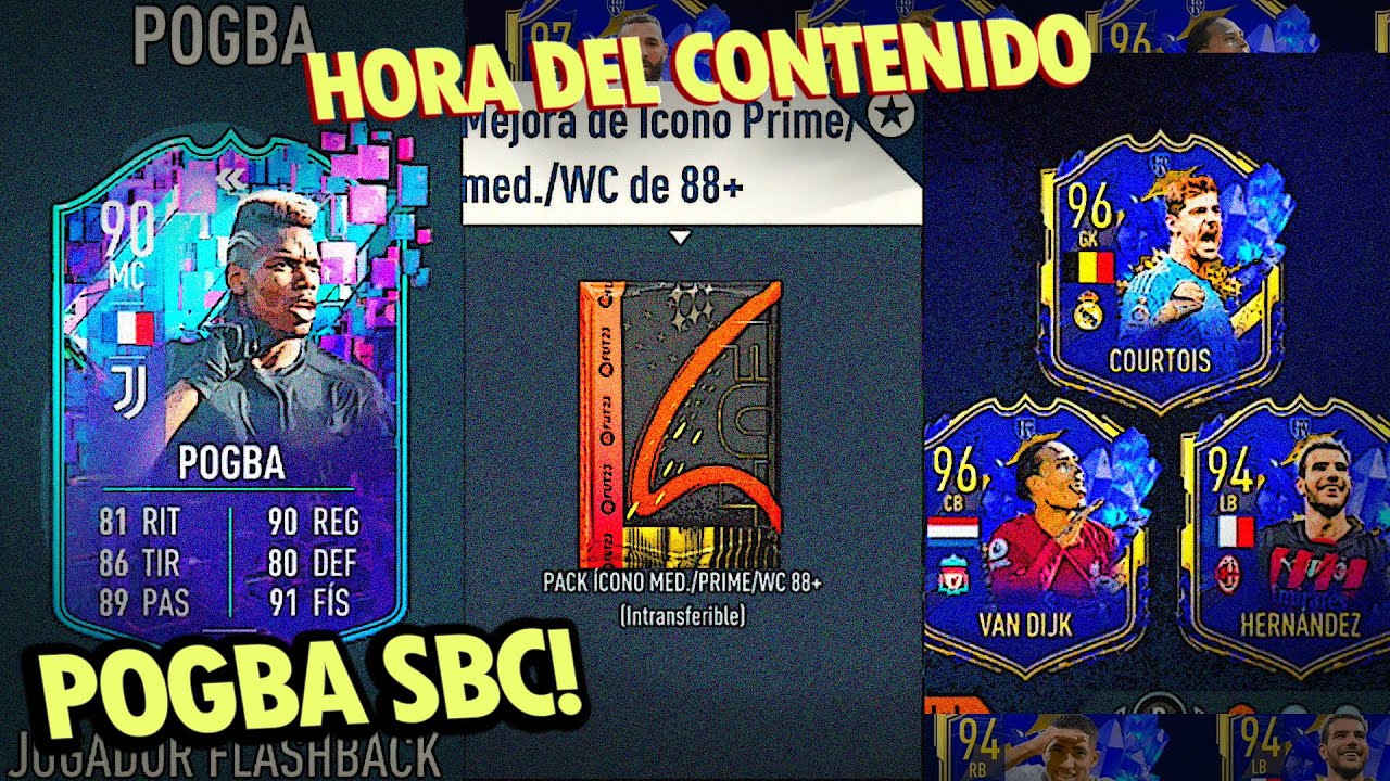 SALIÓ POGBA SBC!! || TOTY DEFENSAS || SBC ICONO 88+ || FIFA 23 Ultimate ...