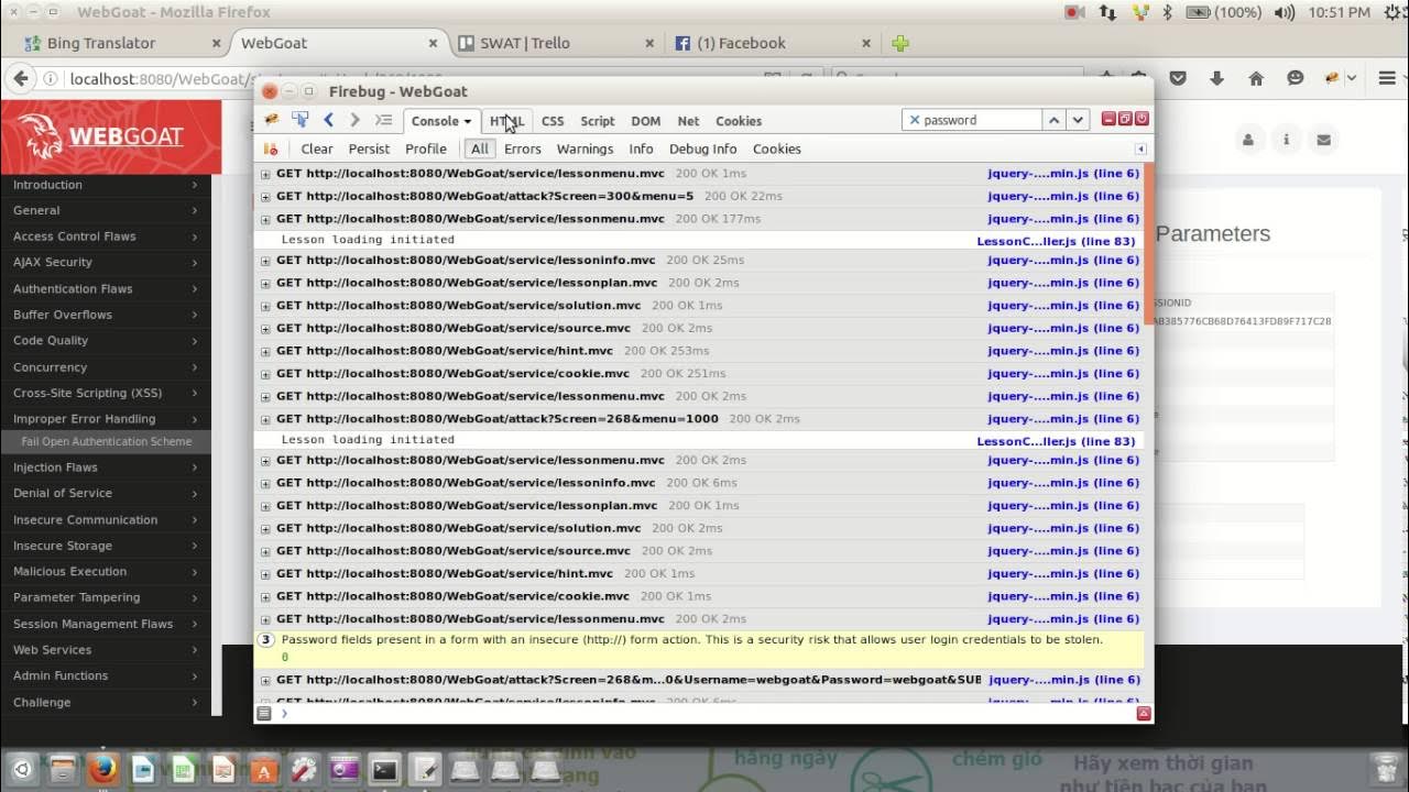WebGoat-Improper Error Handling: Fail Open Authencation Scheme - YouTube
