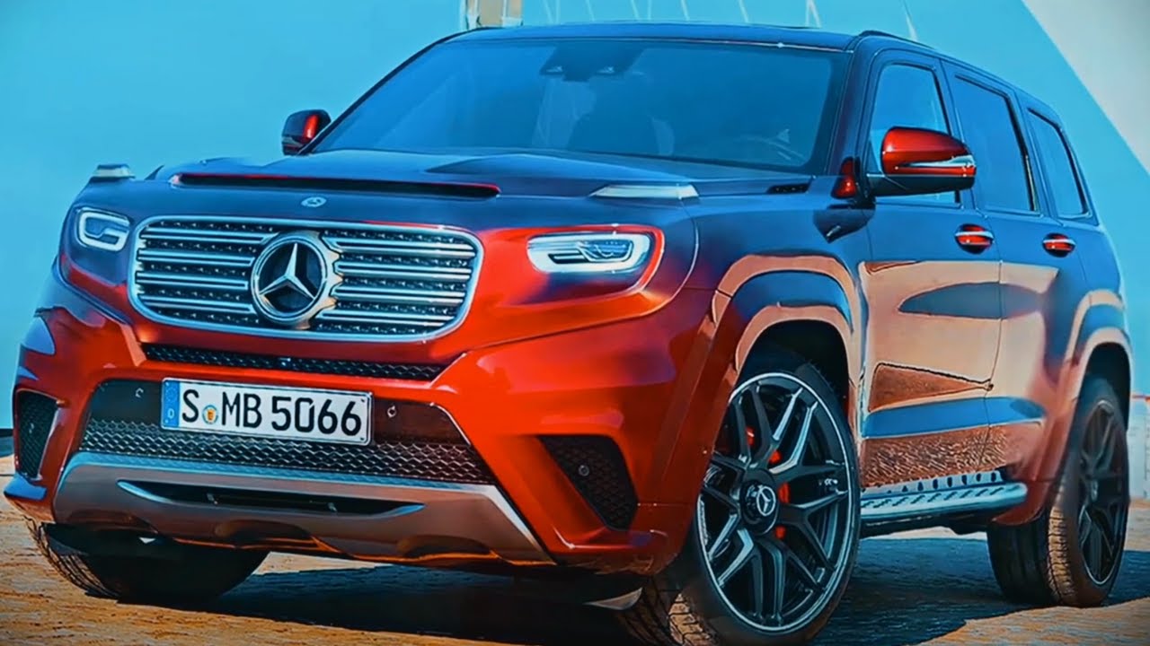 The new Mercedes GLG - the younger brother of the G-Wagen. - YouTube