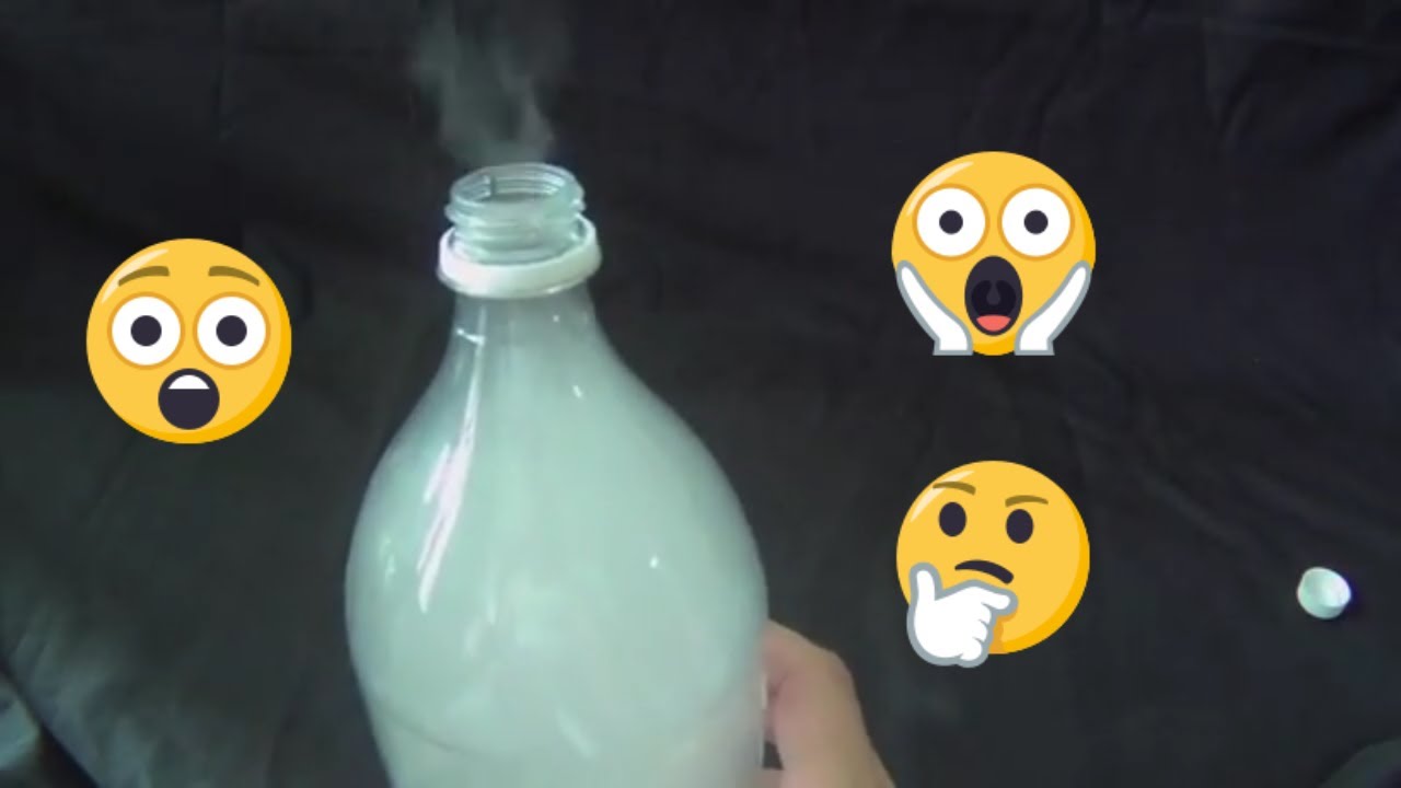 Experimentos para niños. Nube en una botella - YouTube