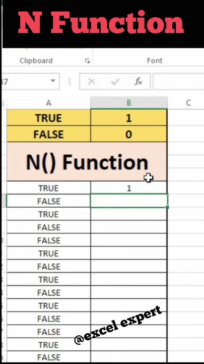 N Function in Excel #excel #microsofttips #exceltips #exceltricks #spreadsheetformula # ...