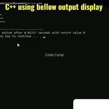 C++ using example 3 output display || Speed coding short video ||#coding #c #java #codecamp # ...