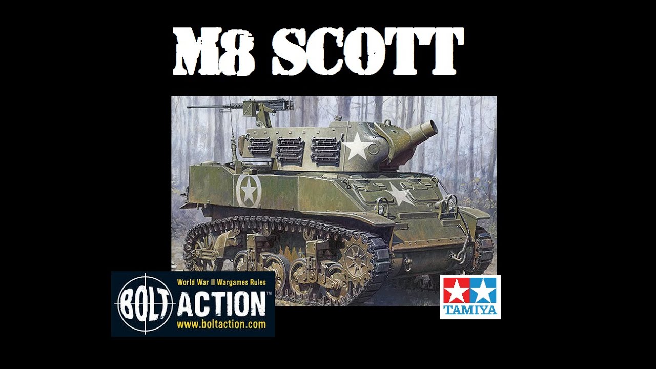 M8 SCOTT US Howitzer Motor Carriage for Bolt Action and Chain of ...