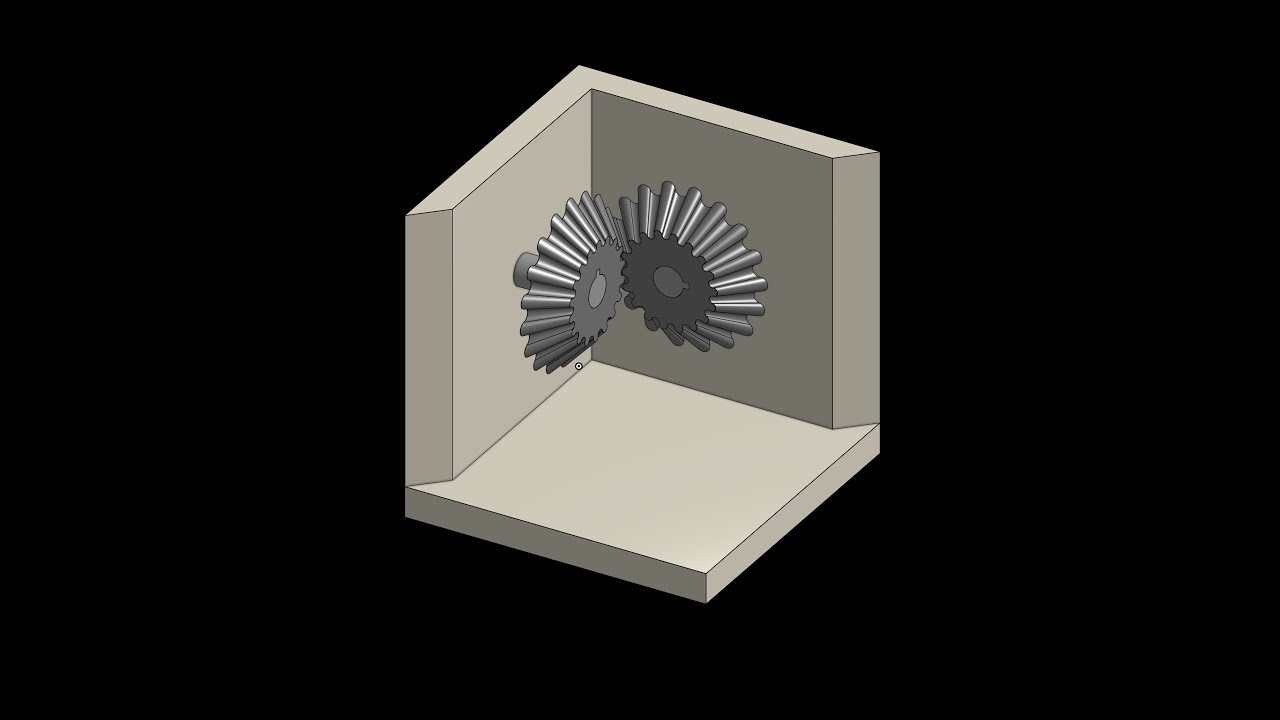 Beveled Gear Assembly Tutorial - Engineering 107 - YouTube