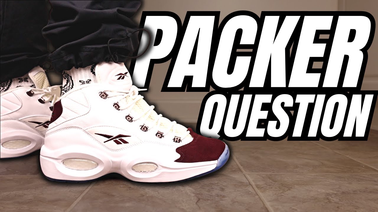 REEBOK QUESTION MID PACKER BURGUNDY TOE! FULL REVIEW + ON FOOT! THEY ...