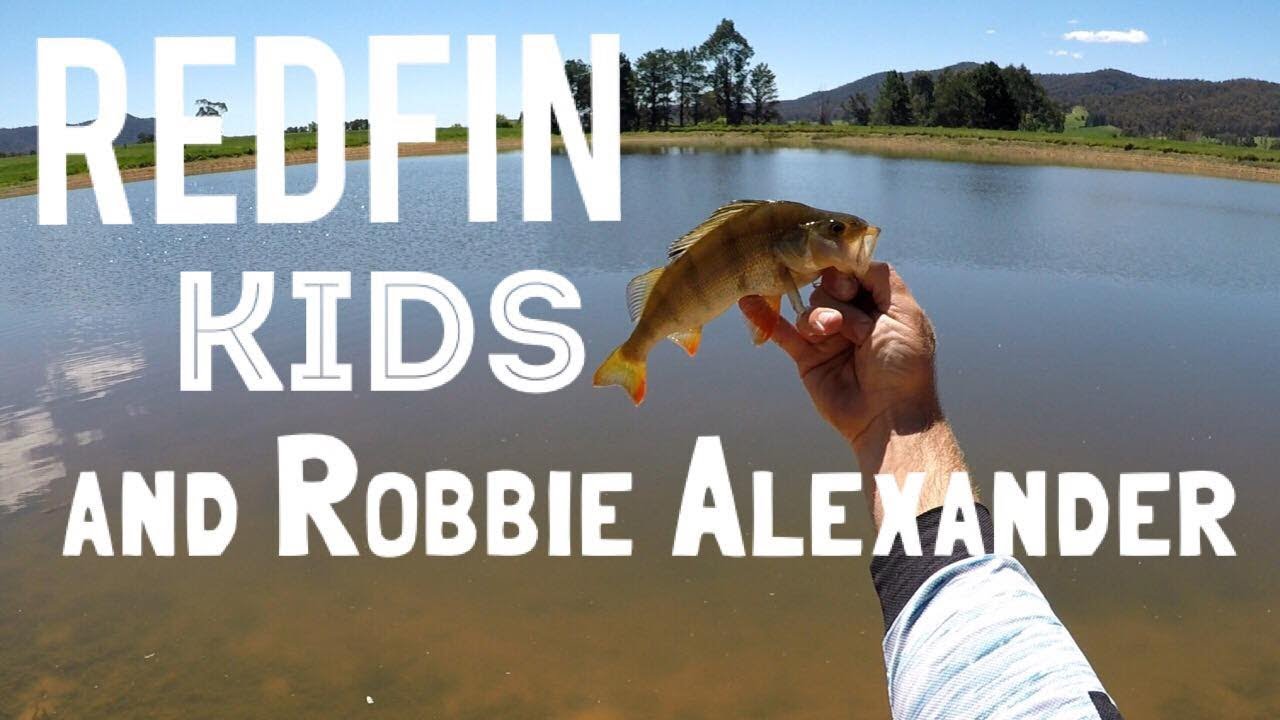 Kids fishing, Redfin AND Robbie Alexander (Robbie Fishing) - YouTube