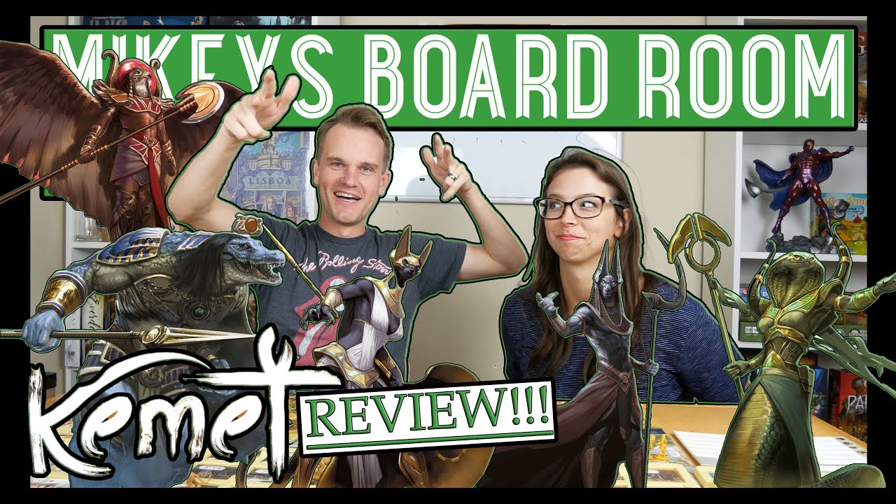 Kemet Board Game Review - Matagot Games - 2 Player Review - YouTube