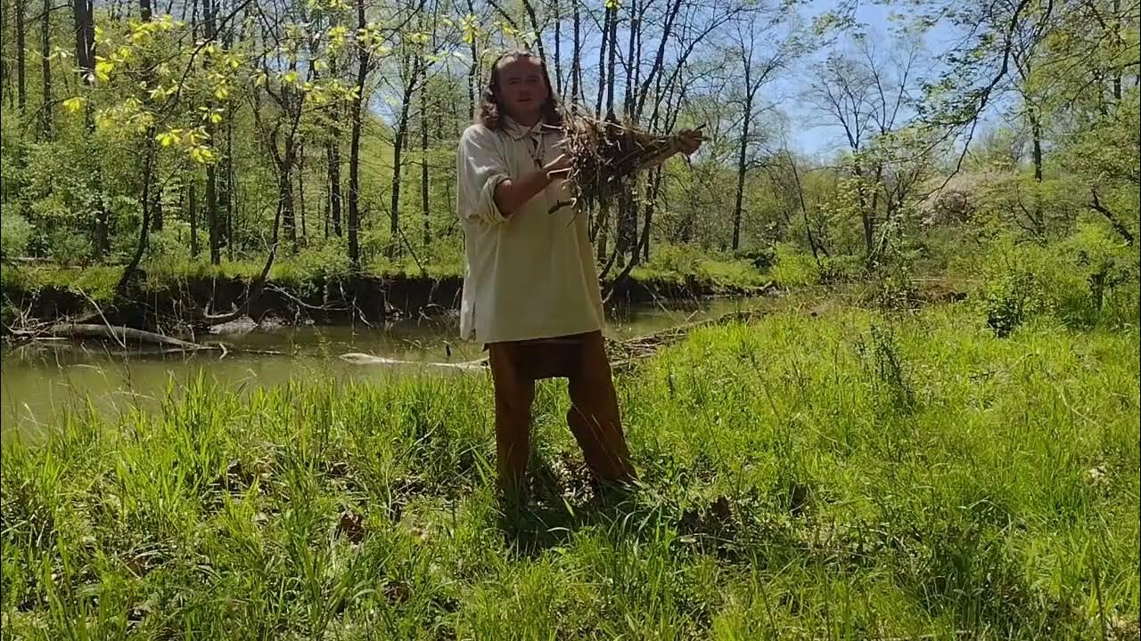 Primitive Native American Trap's/Trapping. - YouTube