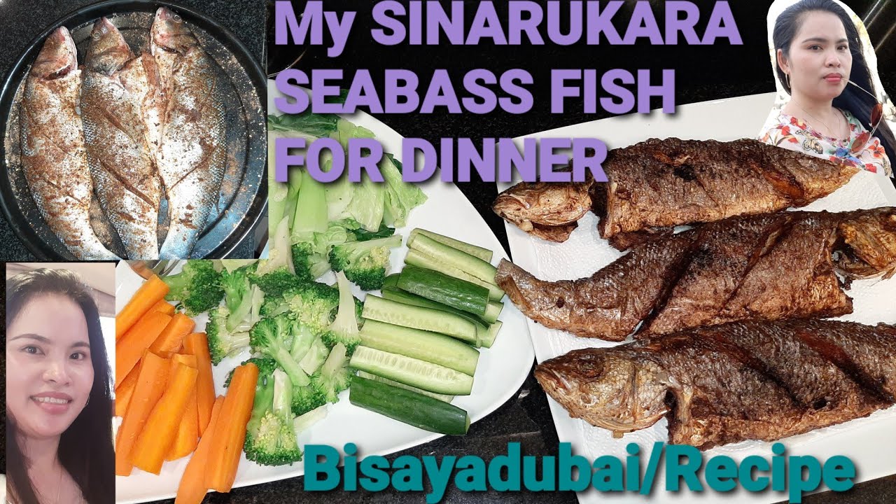 My SINARUKARA SEABASS FISH FOR DINNER - YouTube