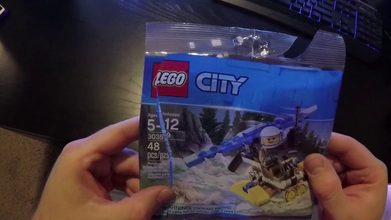 LEGO City Police Water Plane Polybag 30359 - YouTube