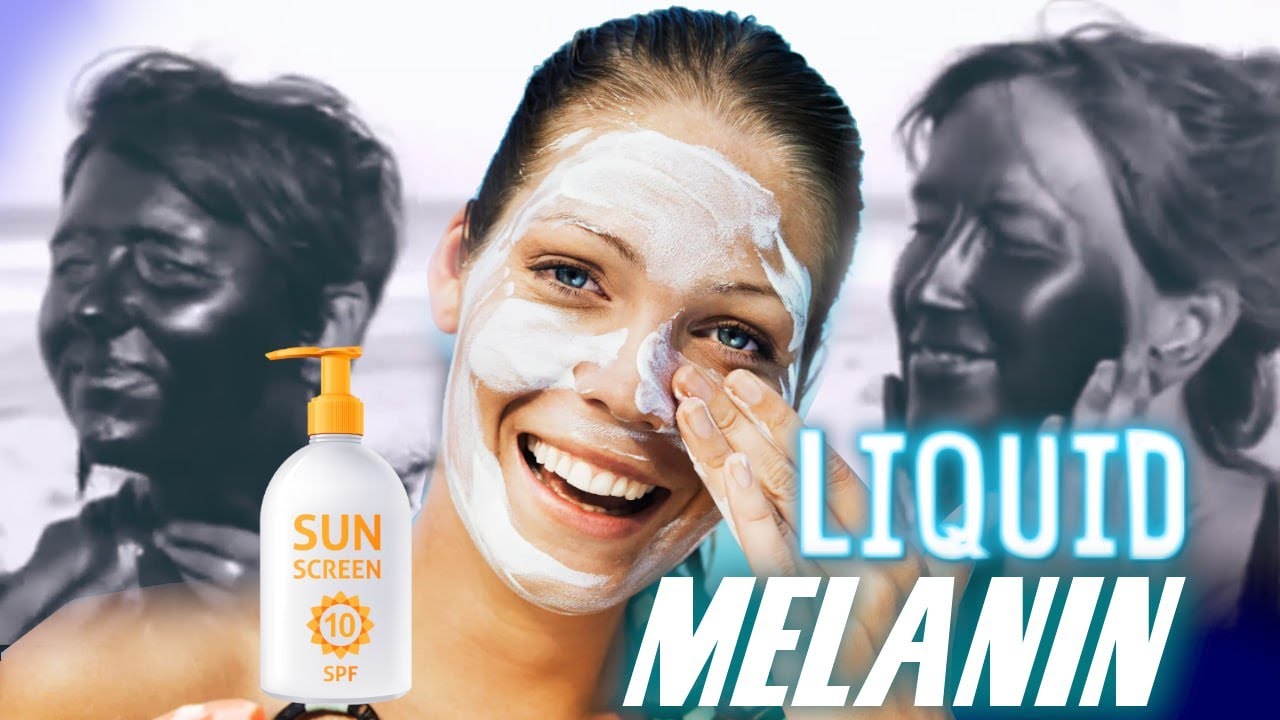 UV Camera Shows Sunscreen Is Liquid Melanin For Them Folks - YouTube