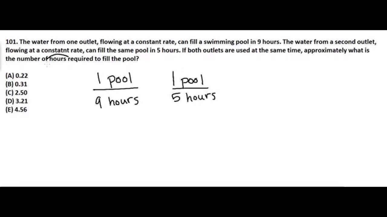 GMAT Review: Rate Word Problems - YouTube