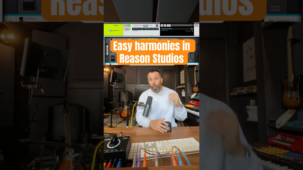 Want easy harmonies in @ReasonStudios ? #ReasonStudios #MusicProductionTips #VocalEffects - YouTube