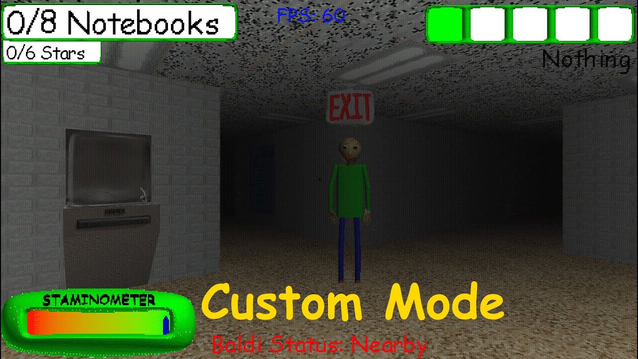Baldi's Basics Modded - Baldi's Brand New Game Remastered (Custom Mode ...