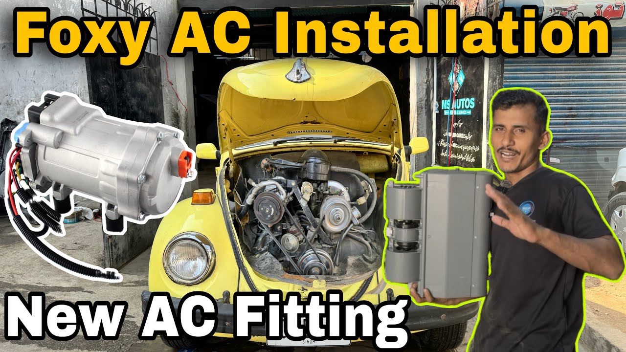 Foxy Car AC Installation | Complete Fitting Process | MS Autos - YouTube