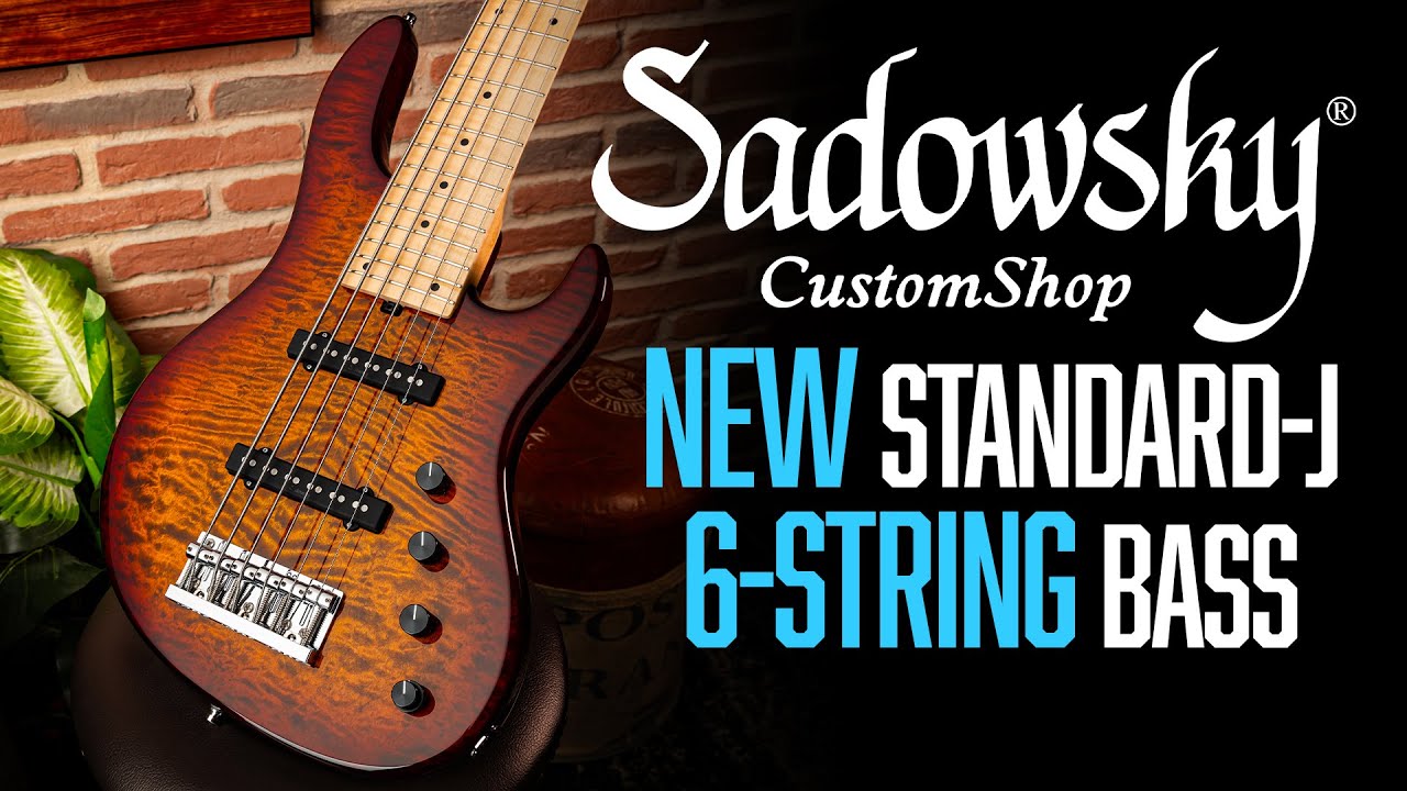 FIRST LOOK: The New SADOWSKY SIX-STRING Bass from Germany! | Demo with ...