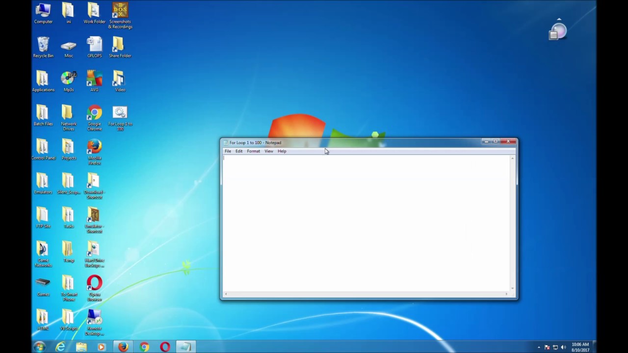 Batch Programming For Statement - YouTube