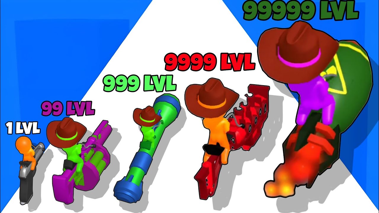 LEVEL UP Gun In Gun Rider Game - YouTube