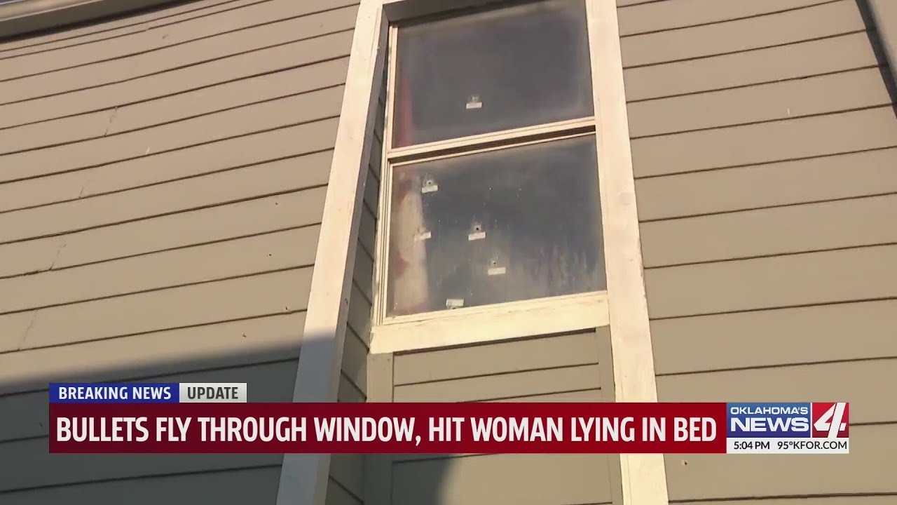 Bullets fly through window, hit woman lying in bed - YouTube