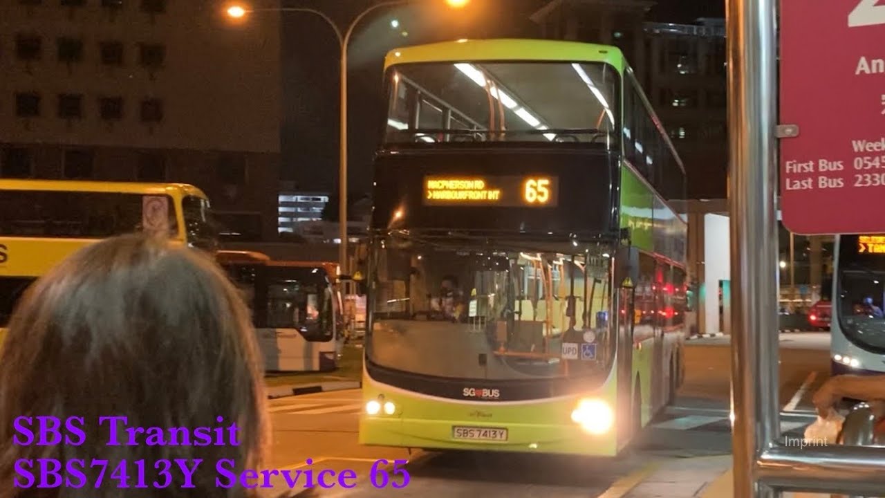 SBS Transit - SBS7413Y on Service 65 [Tampines Int → HarbourFront Int ...