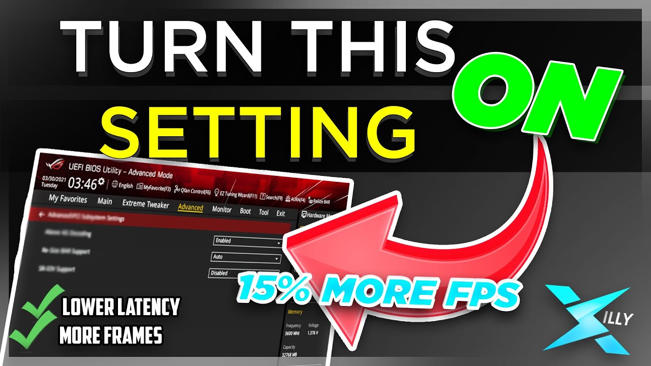 TURN THIS ON FOR 15% MORE FPS (RESIZE BAR SUPPORT) - YouTube