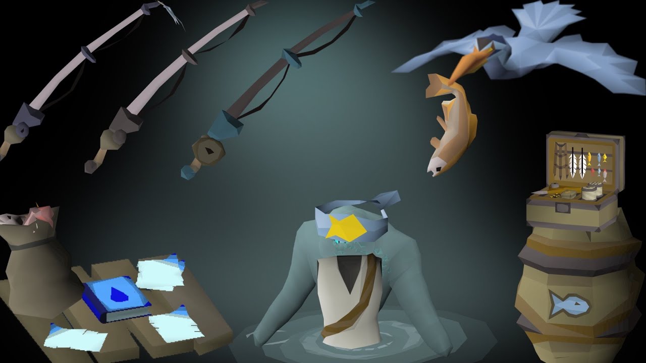 Rare fishing collectibles OSRS - YouTube