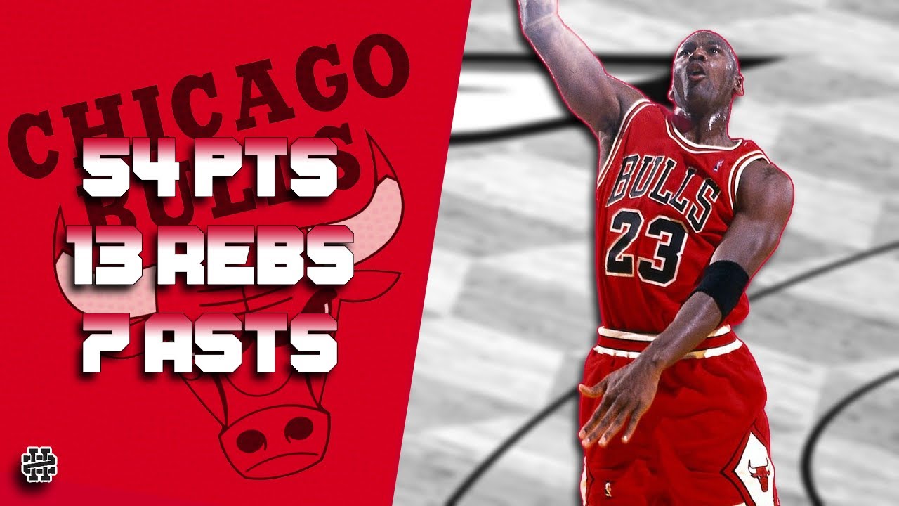 Michael Jordan 54 pts 13 rebs 7 asts vs Lakers 92/93 season - YouTube