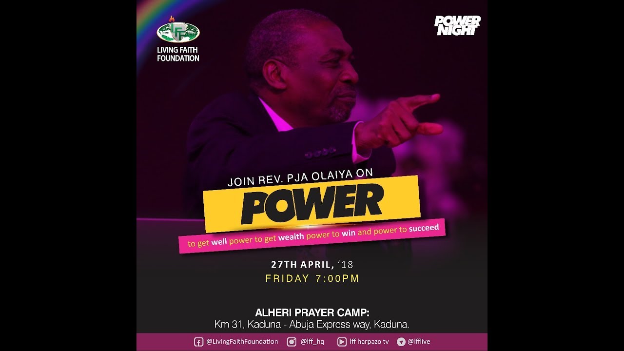 April 2018 Power Night: Power To Get Well, Wealth, Succeed and Win ...