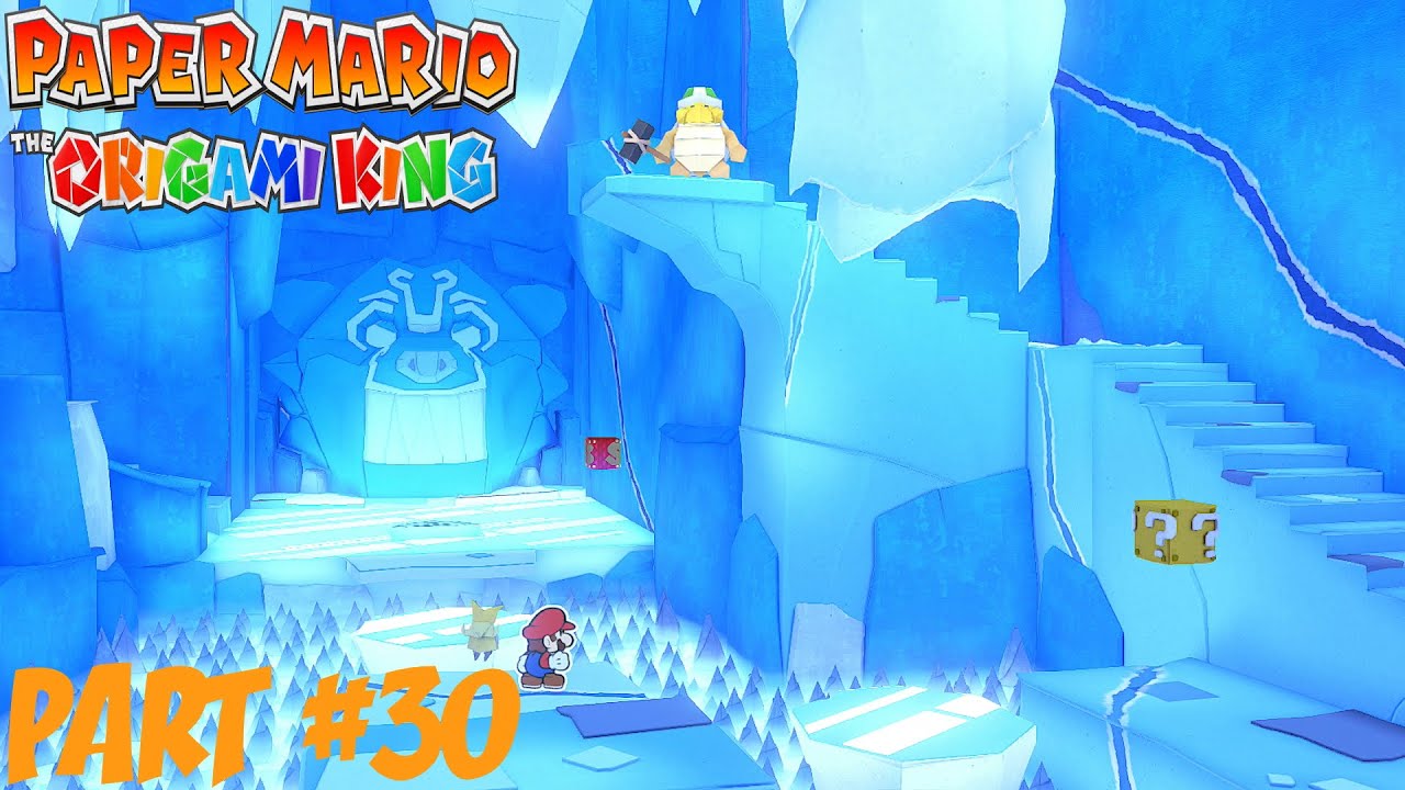 Paper Mario: The Origami King - Part 30: Sledge Bros + Ice Slide ...
