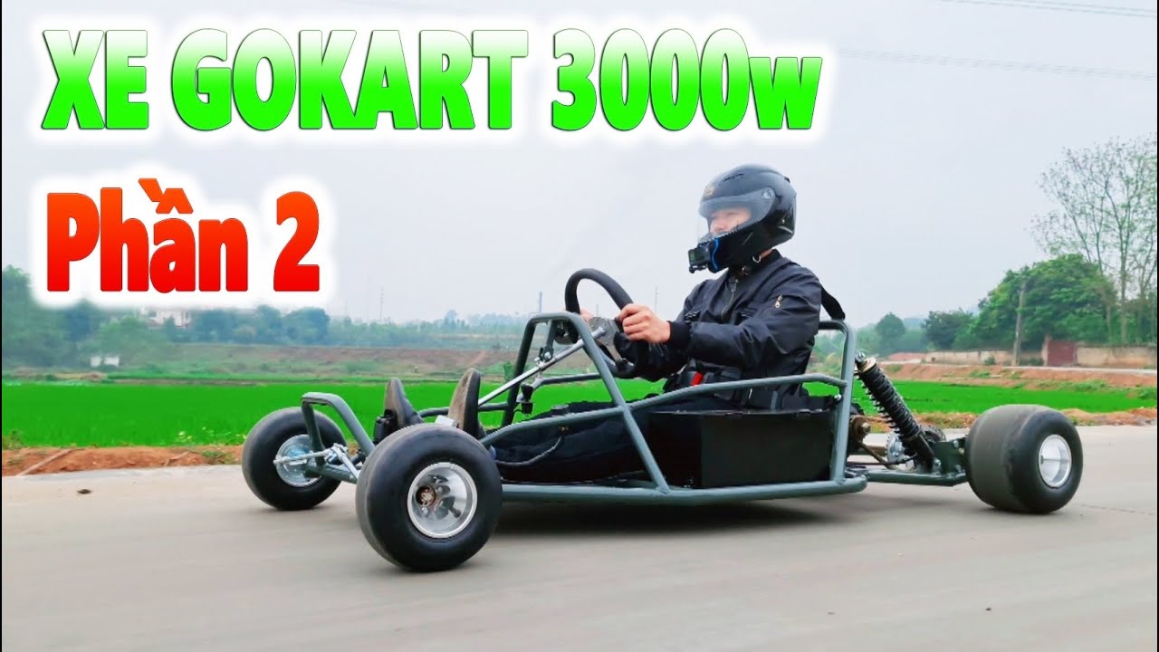 Chế Xe F1 Gokart 3000W v5 - Phần 2 - DIY ELECTRIC GO KART part2 - YouTube