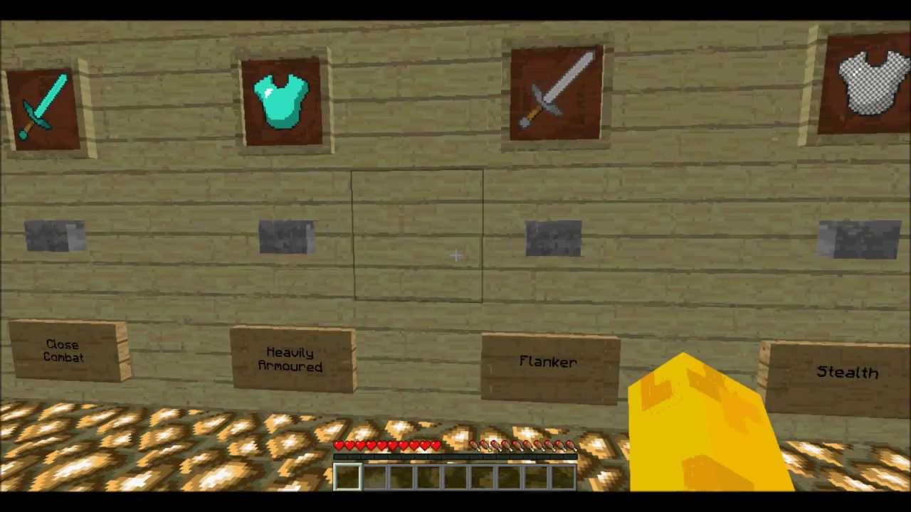 Minecraft - PvP Map | 5 Classes | 235 Command Blocks | 2 Teams of 4 | Game Master and More - YouTube