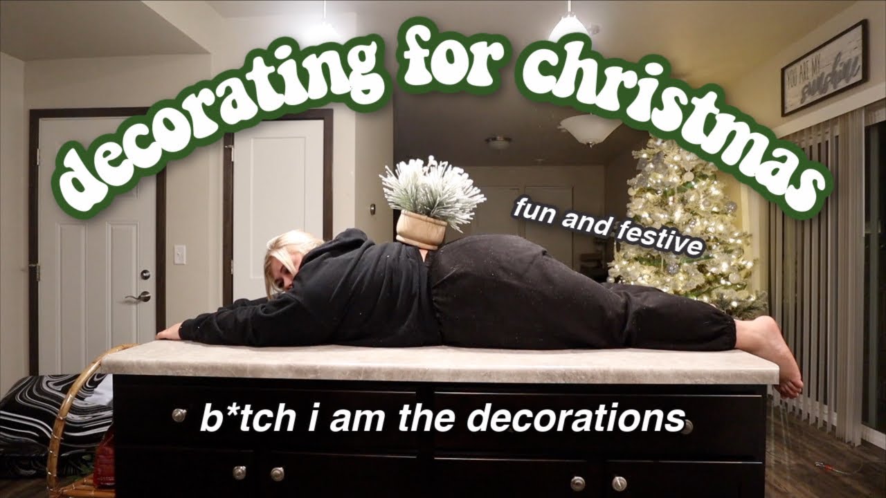 Decorating My House For Christmas Festive Af Vlogmas Day 2 Youtube