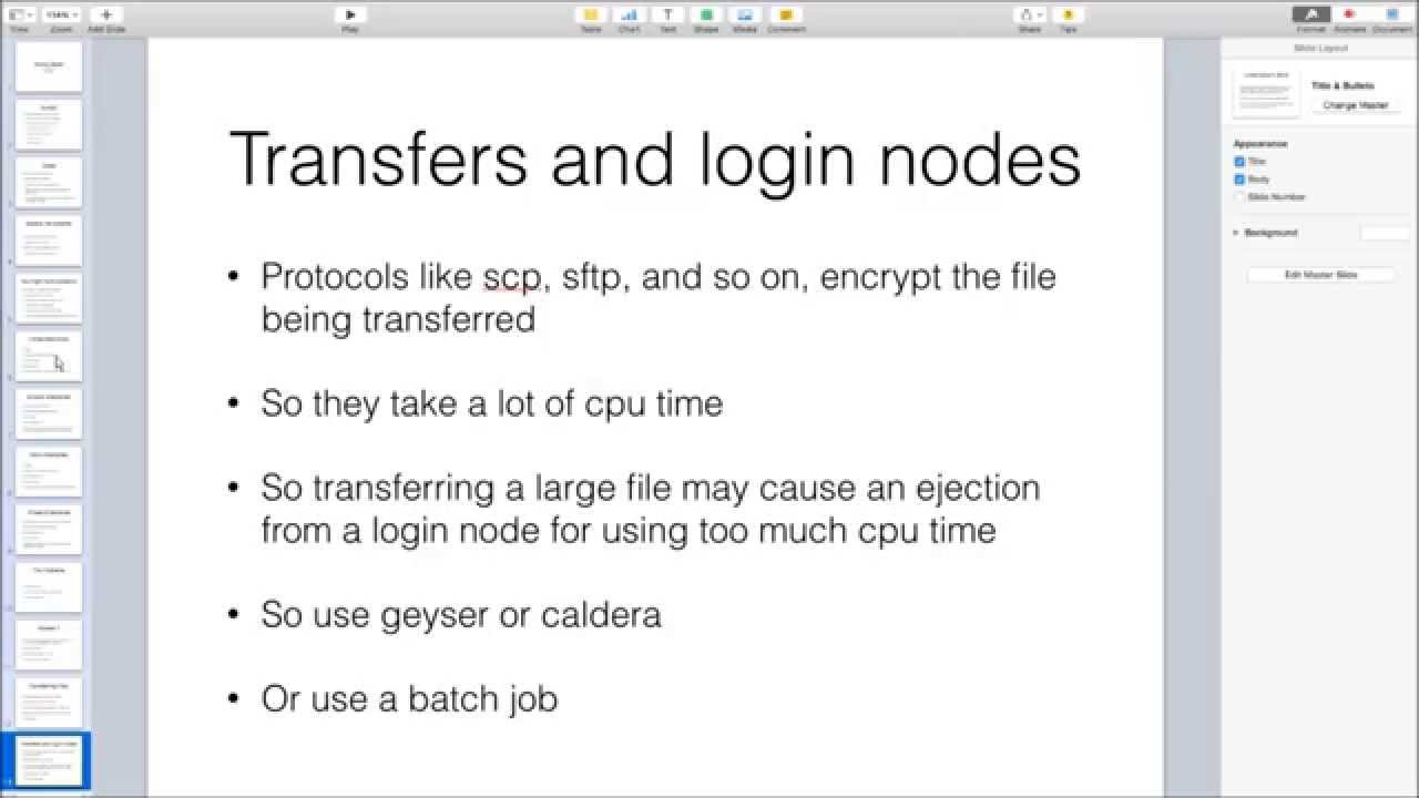 Using the GLADE file spaces - YouTube
