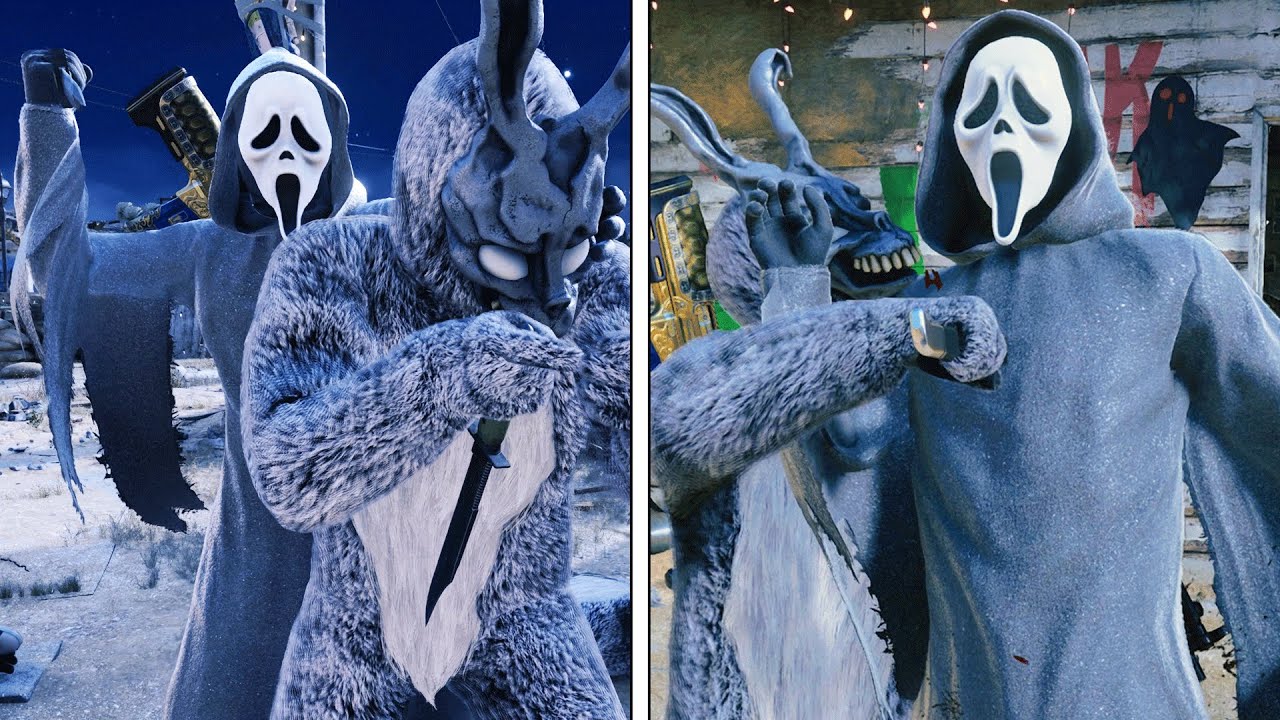 Ghostface vs Frank the Rabbit Takedowns and Finishing Moves - Call of ...