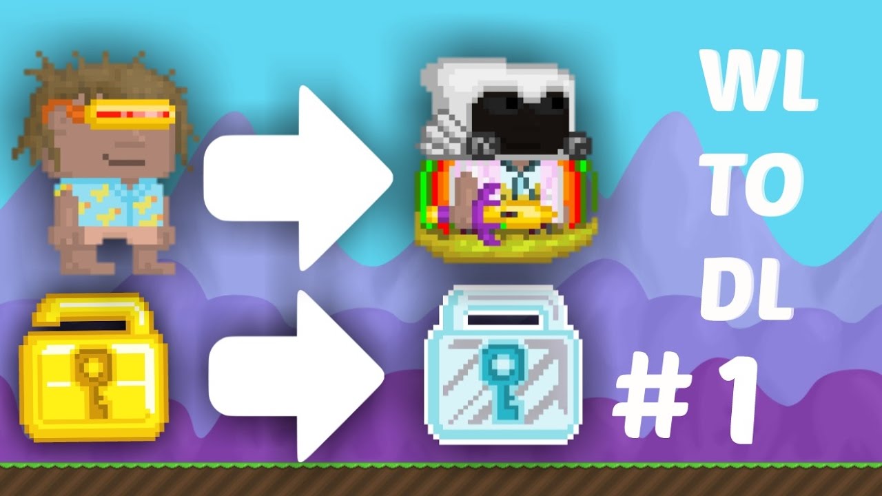 World Lock To Diamond Lock #1 - Growtopia - YouTube