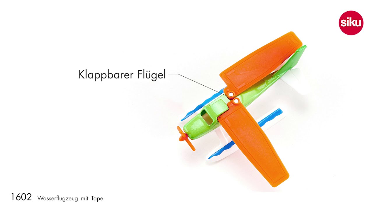 siku 1602 Wasserflugzeug mit Tape - YouTube