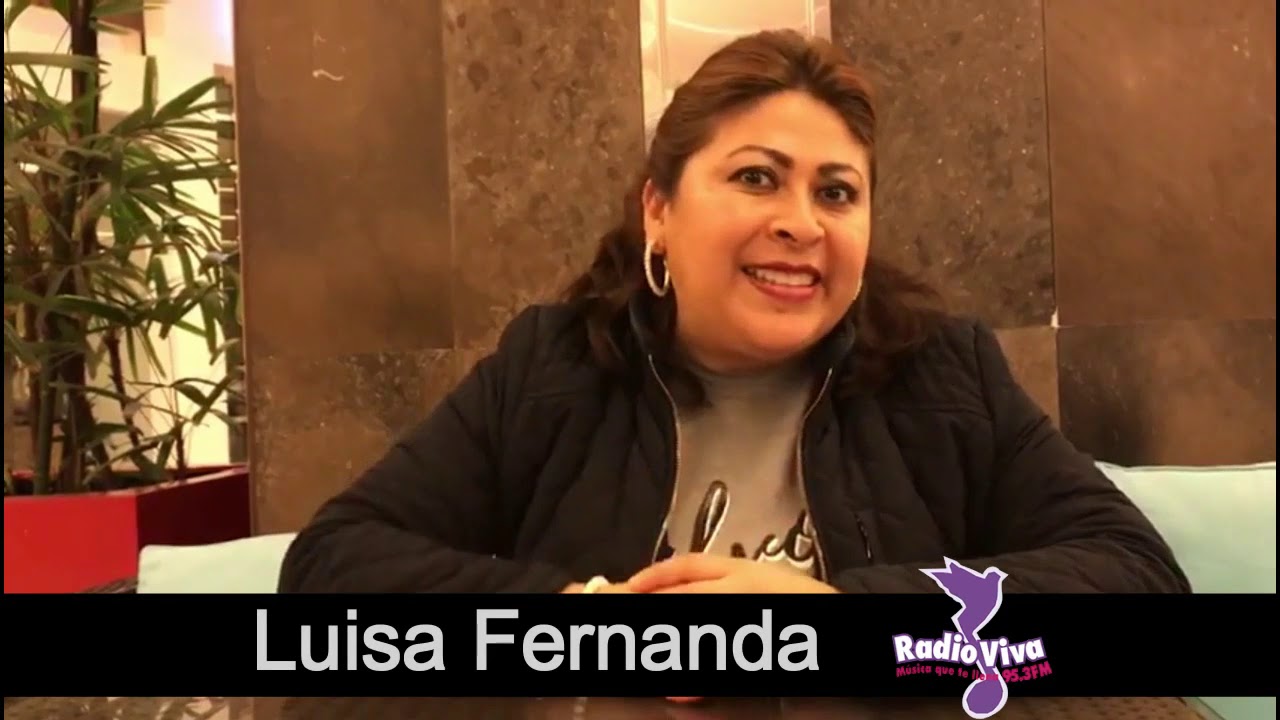 Luisa Fer Esquivel de Radio Viva invitando al 7mo Aniversario de ...