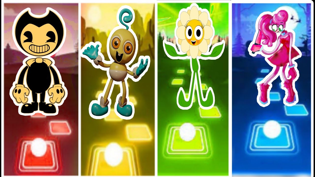 Bendy vs baby long leg vs dasiy mommy long leg || TILES HOP EDM RUSH ...