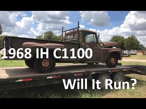 (Will It Run?) 1968 International c1100 Part 2: First Start After 36 ...