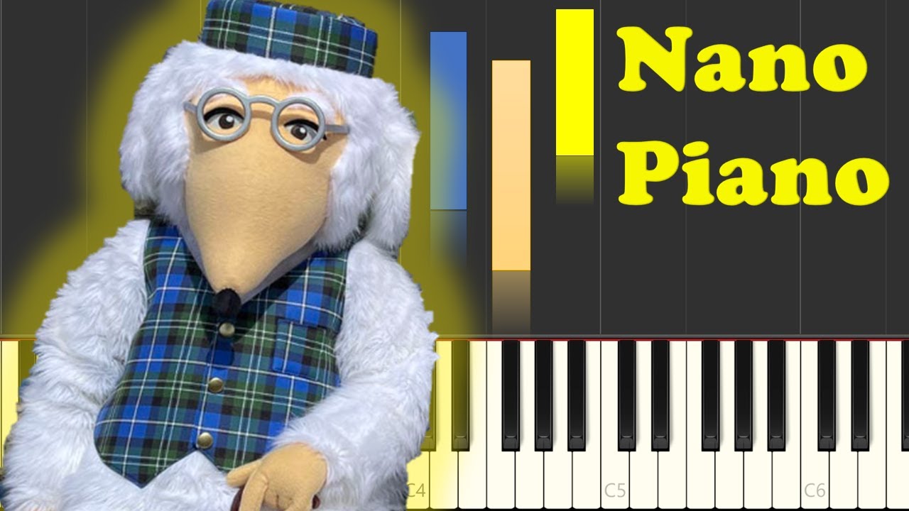Wombles Theme Song On Piano EASY - YouTube