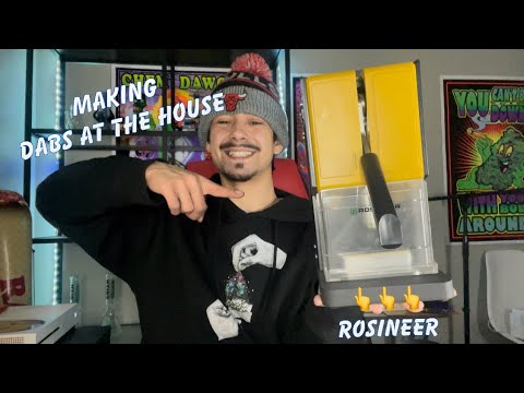 Making Dabs At Home !!! Rosineer Press - YouTube