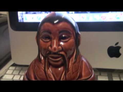 mr smiling chinaman tea holder - YouTube