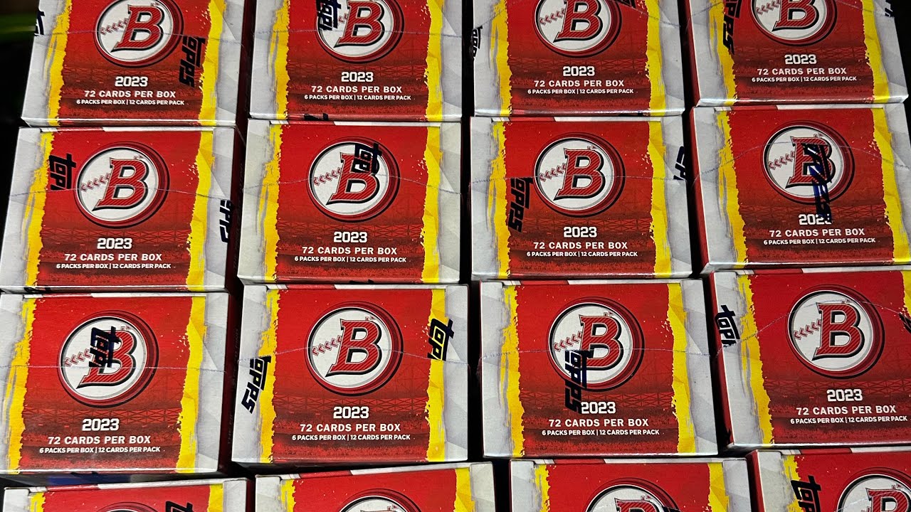 2023 Bowman 40 Box BLASTER Case (2 of 8) - YouTube