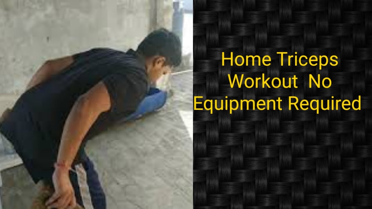Home triceps workout ( No Gym Needed) | Muscle Building. - YouTube