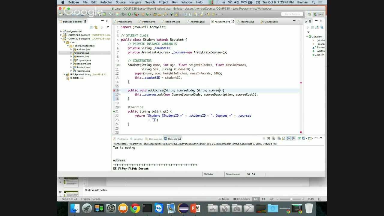 COMP228 - Lesson 5 - Part 3 - YouTube